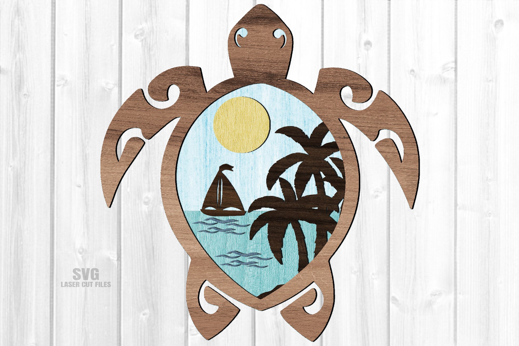 Beach Laser Cut Pattern Laser Cut Beach Etsy.de