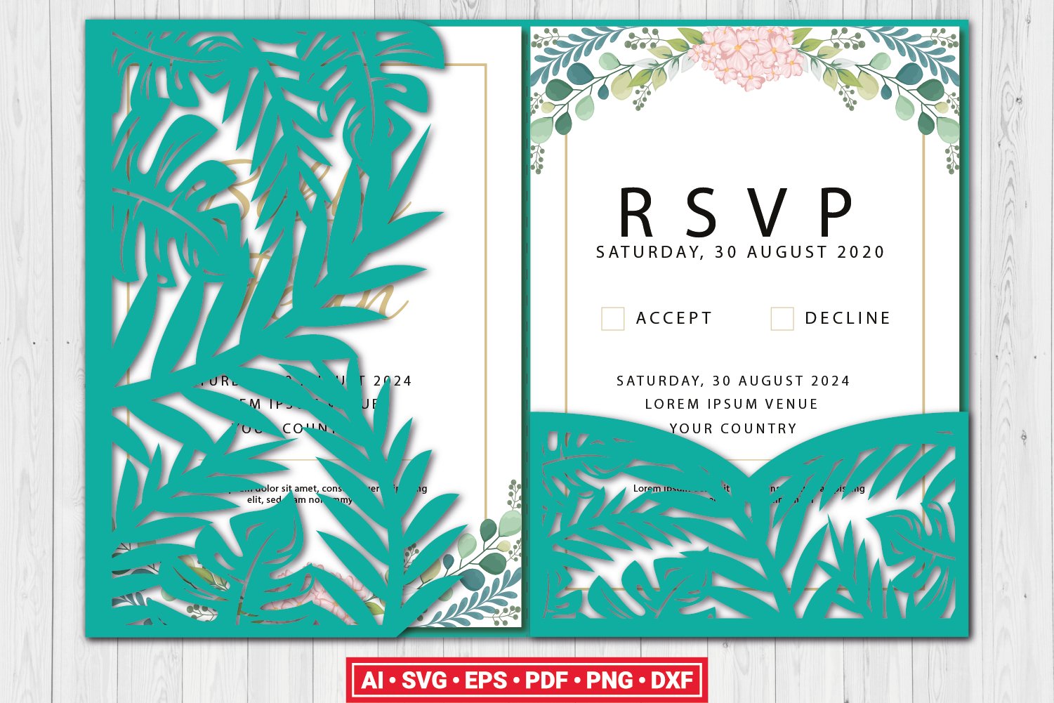 Pocket Invitation Template Pdf