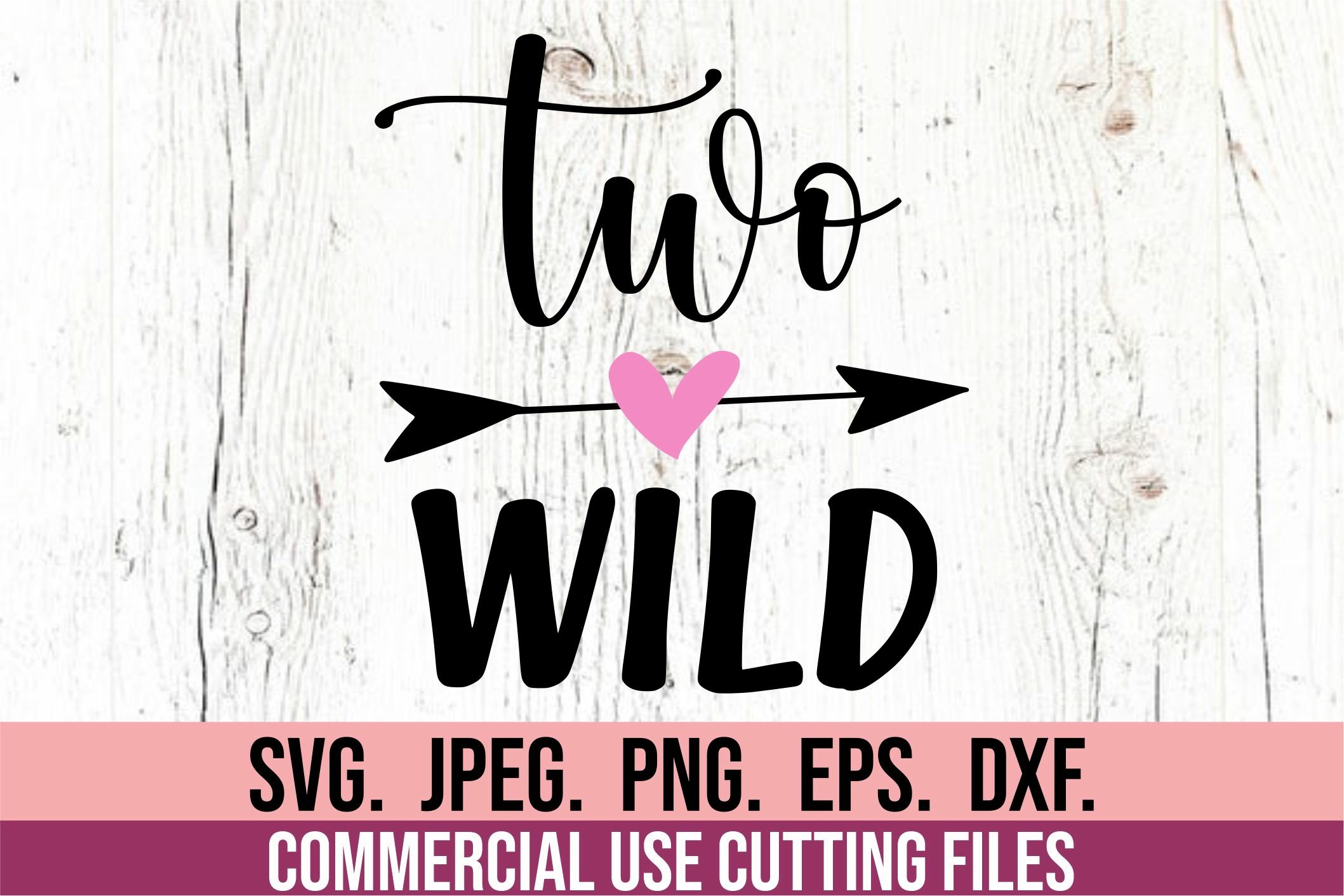 Two Wild 2nd Birthday Girl Shirt SVG - Second Birthday Two