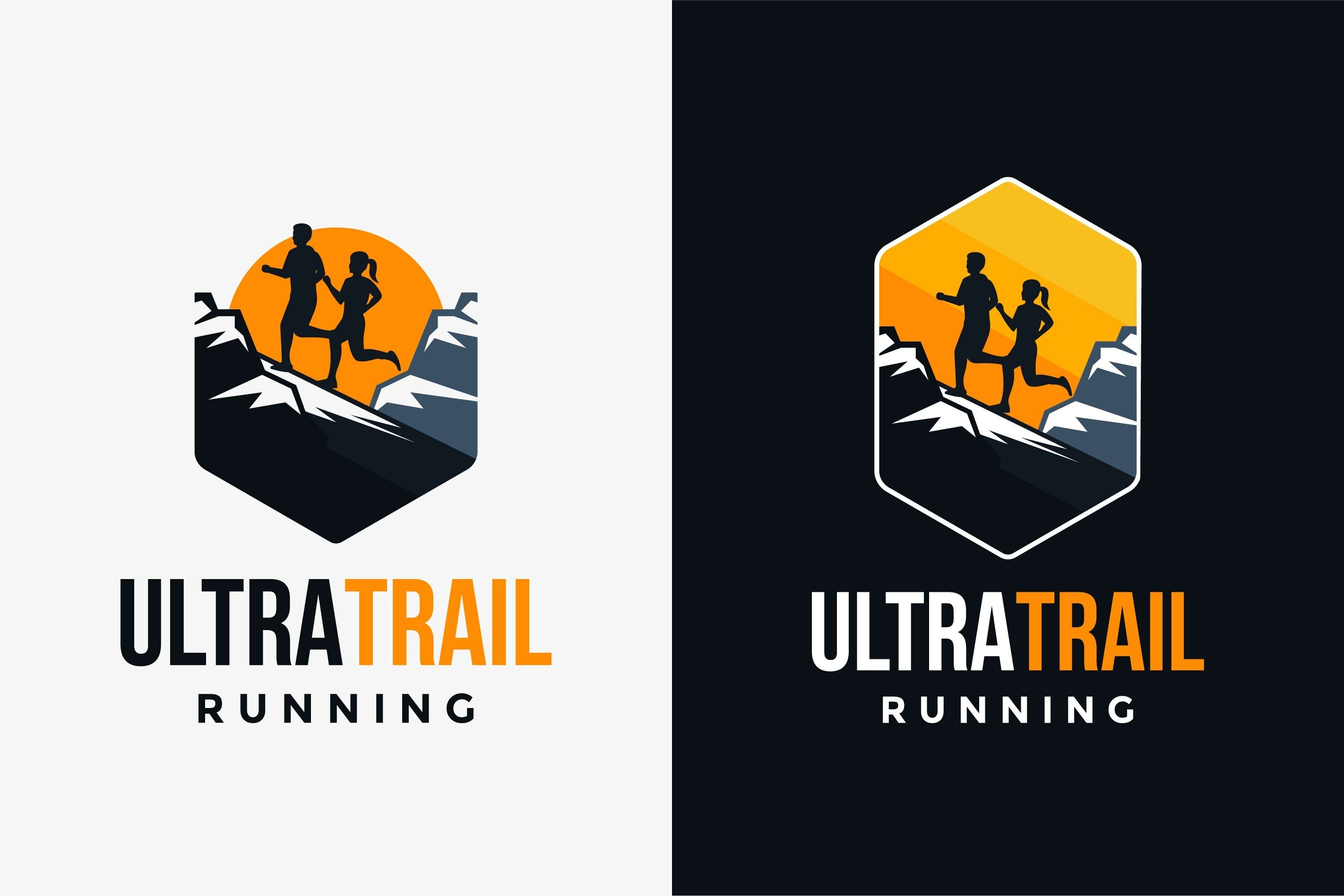 Ultra Runner Logo Trail Runner Designs, Themes, Templates And