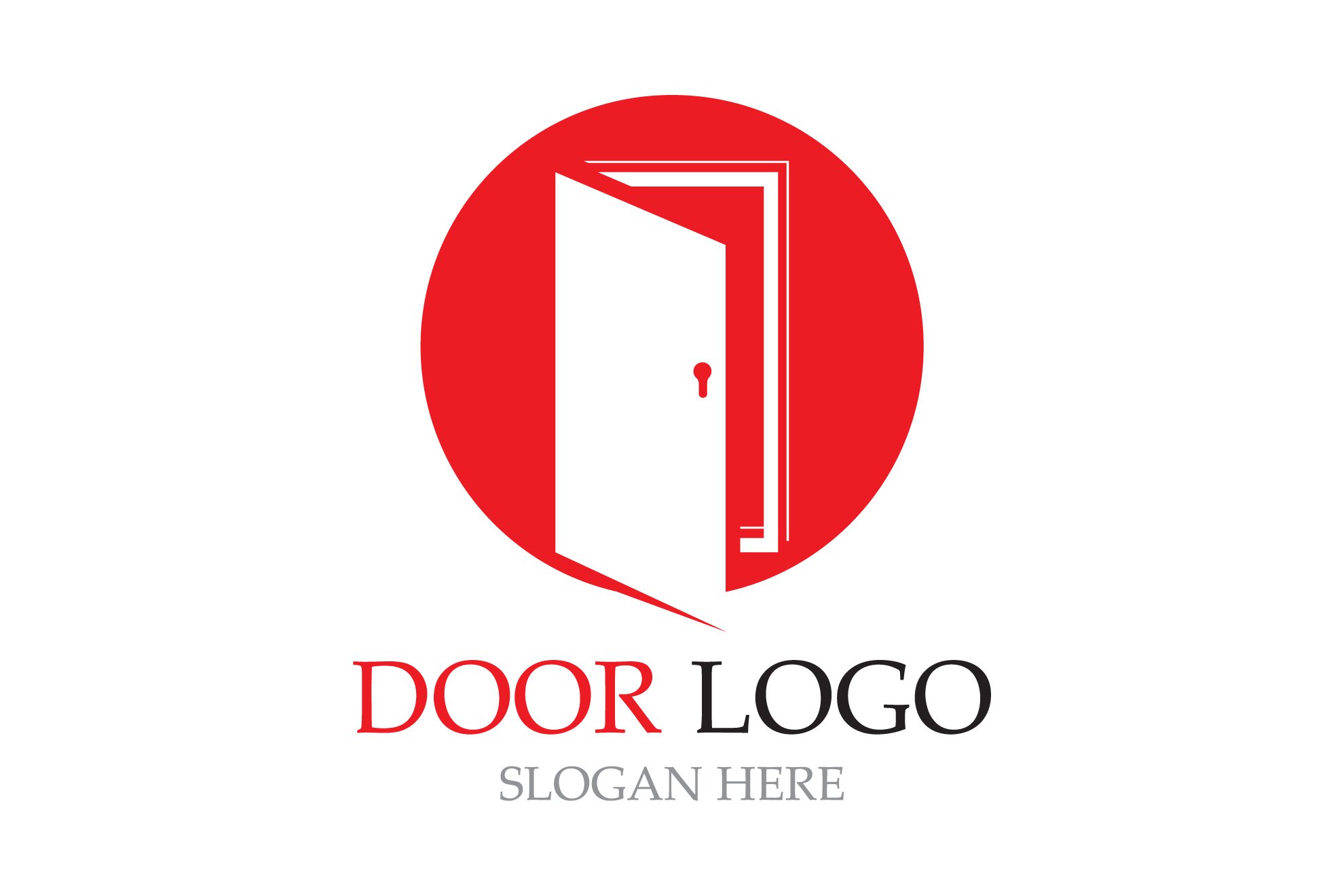 Door logo and symbol vector (1605587)