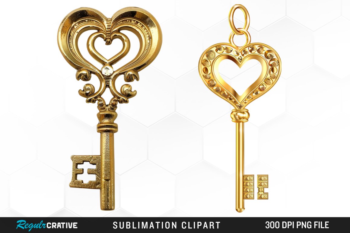 Heart Key Clipart