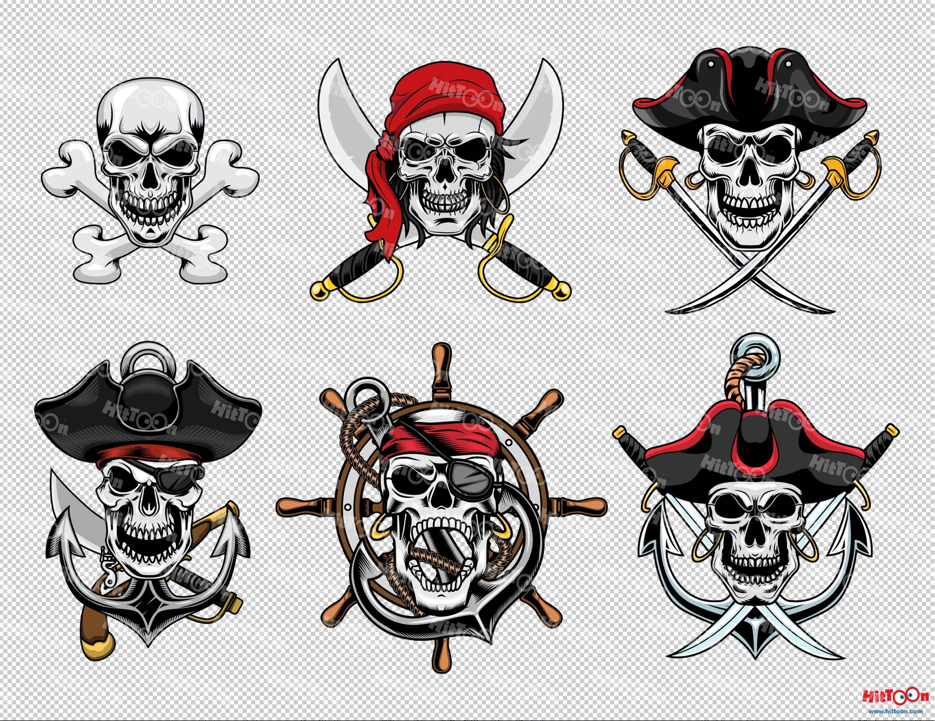 Pirate Skull And Crossbones Clip Art