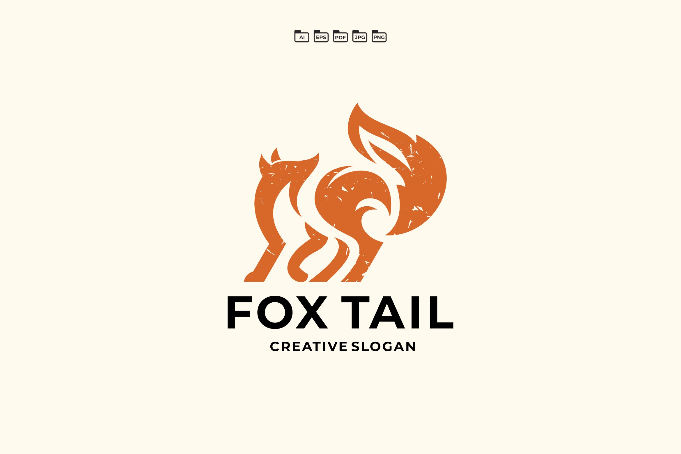 Fox Tail Template