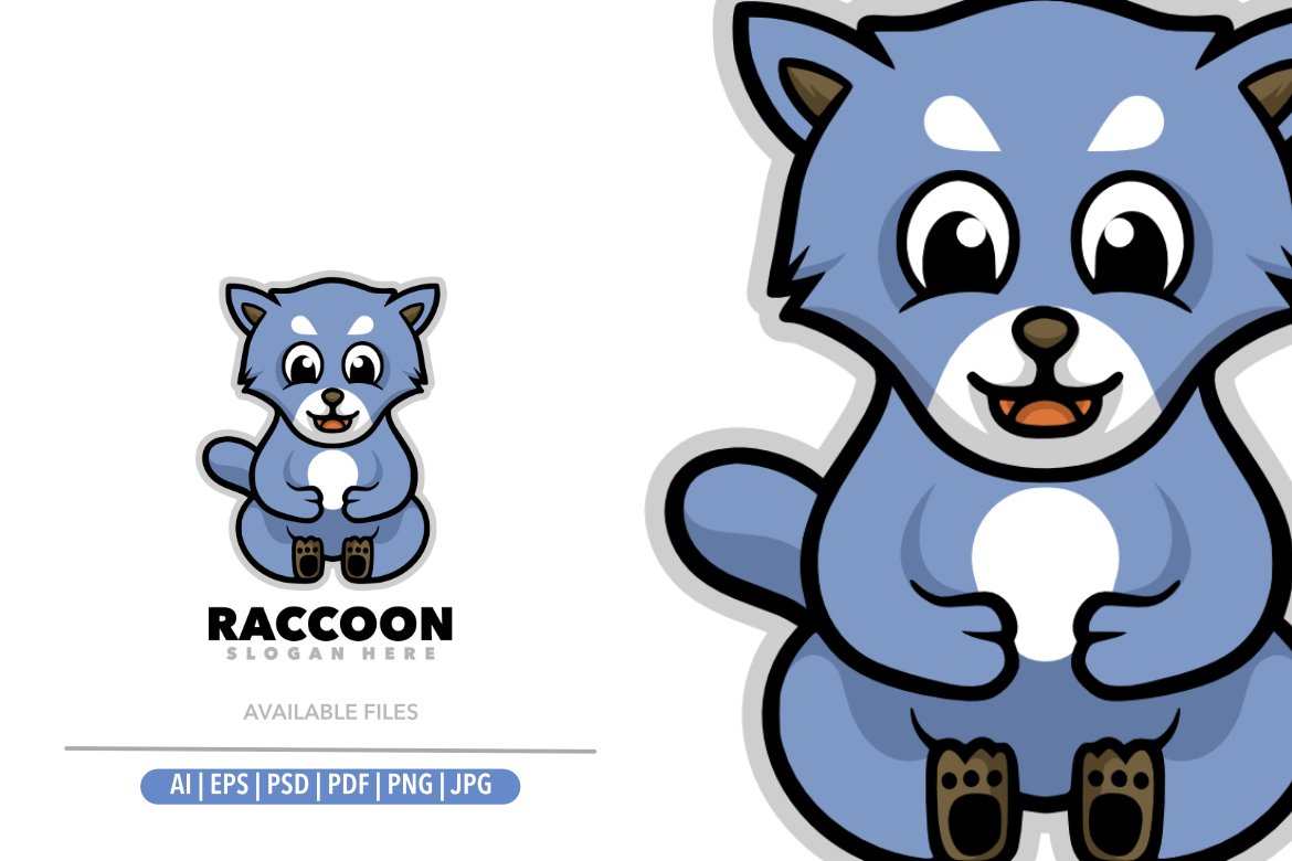 Cute Raccoon Anime