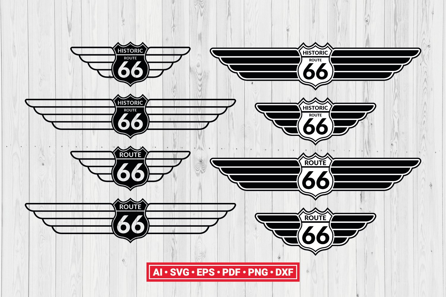 Route 66 Paper American Vinyl Vintage Black Rusty Route 66 Sign Shaped ...