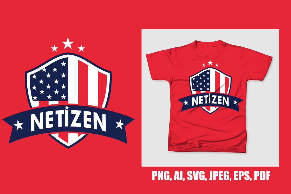 USA NETIZEN LOGO (2285649) | Illustrations | Design Bundles