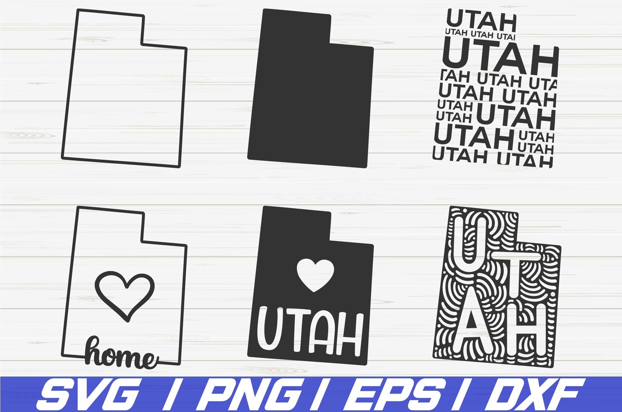 Utah State SVG / Cut File / Utah SVG / UT SVG (1831463) | SVGs | Design ...