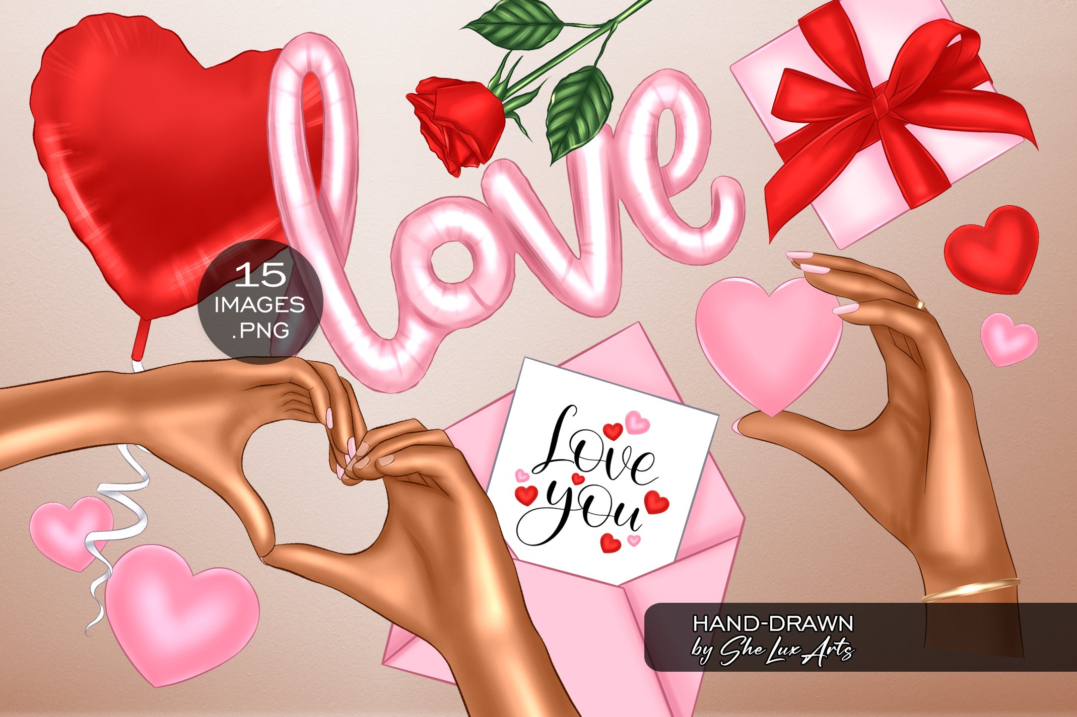 Valentines Party Clip Art Valentine Day Stock Illustrations