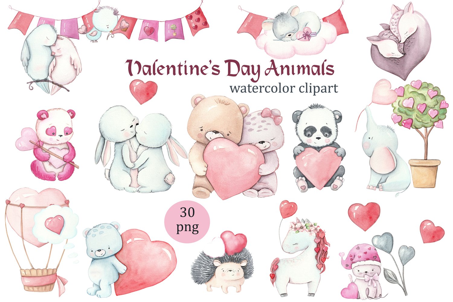 Animals In Love Clipart