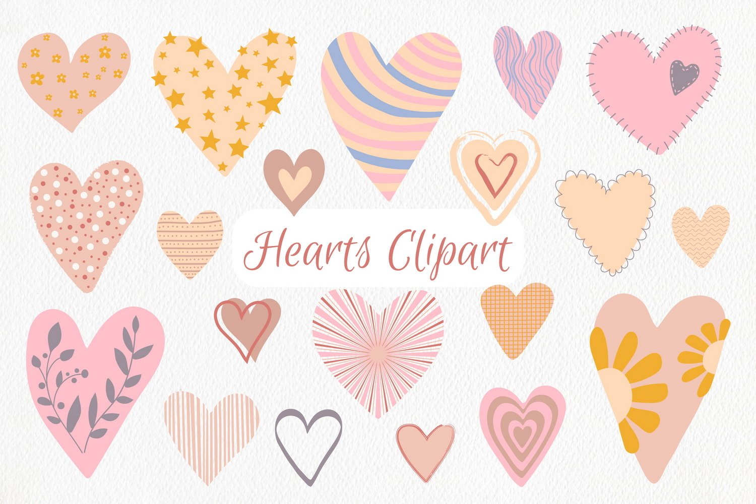 Pink Valentines Heart Clipart