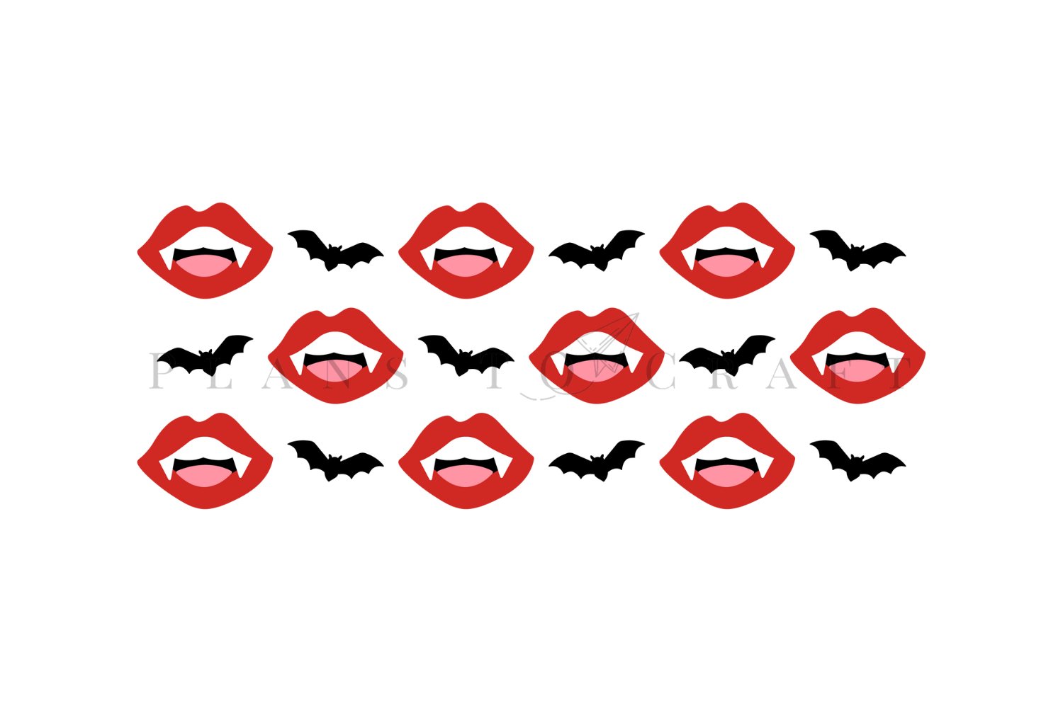 Vampire Fangs Template