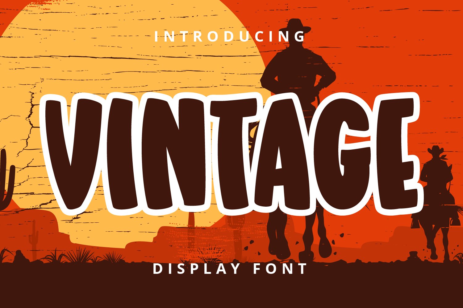 Vintage (1760756) | Display | Font Bundles