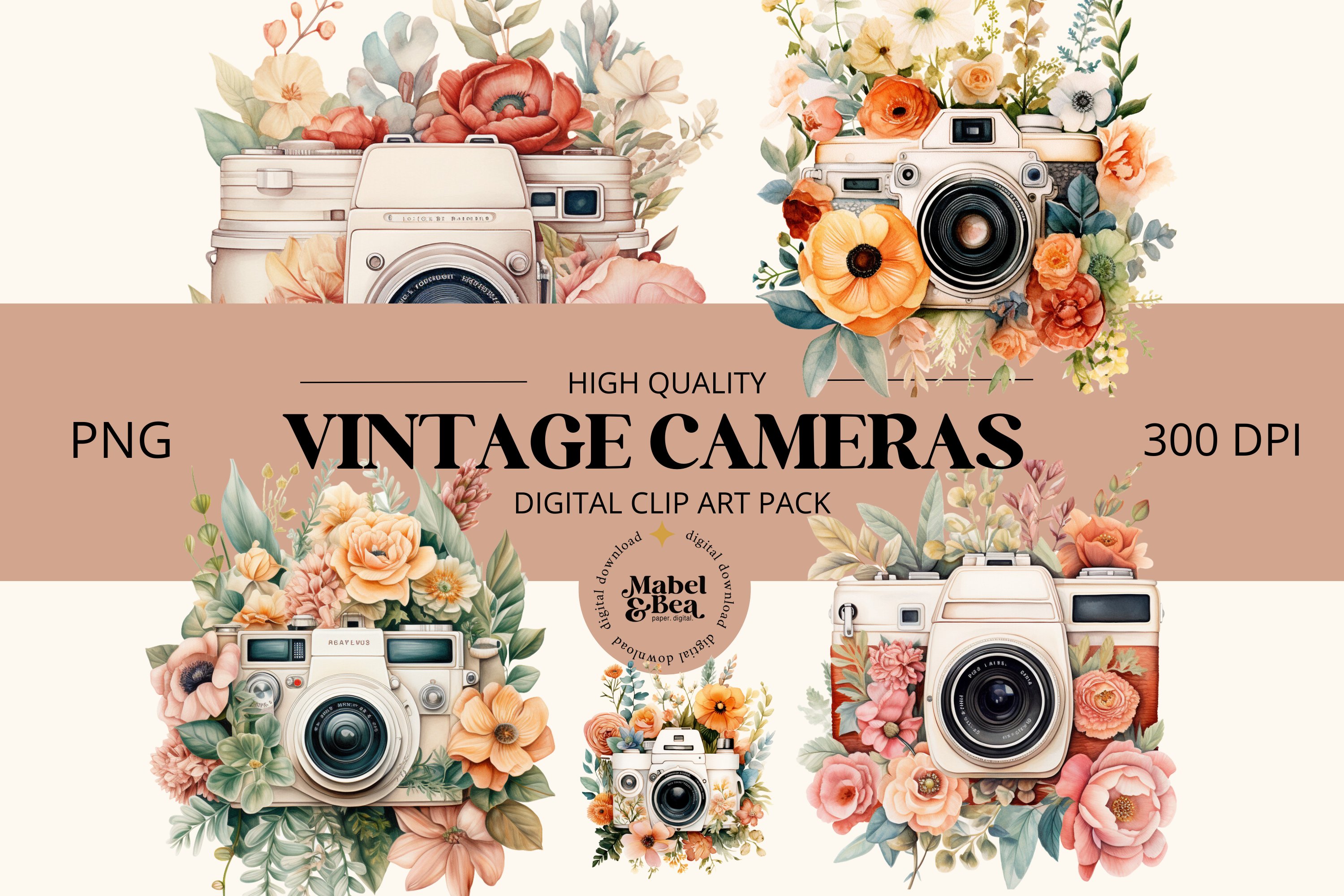 Vintage Camera Clip Art