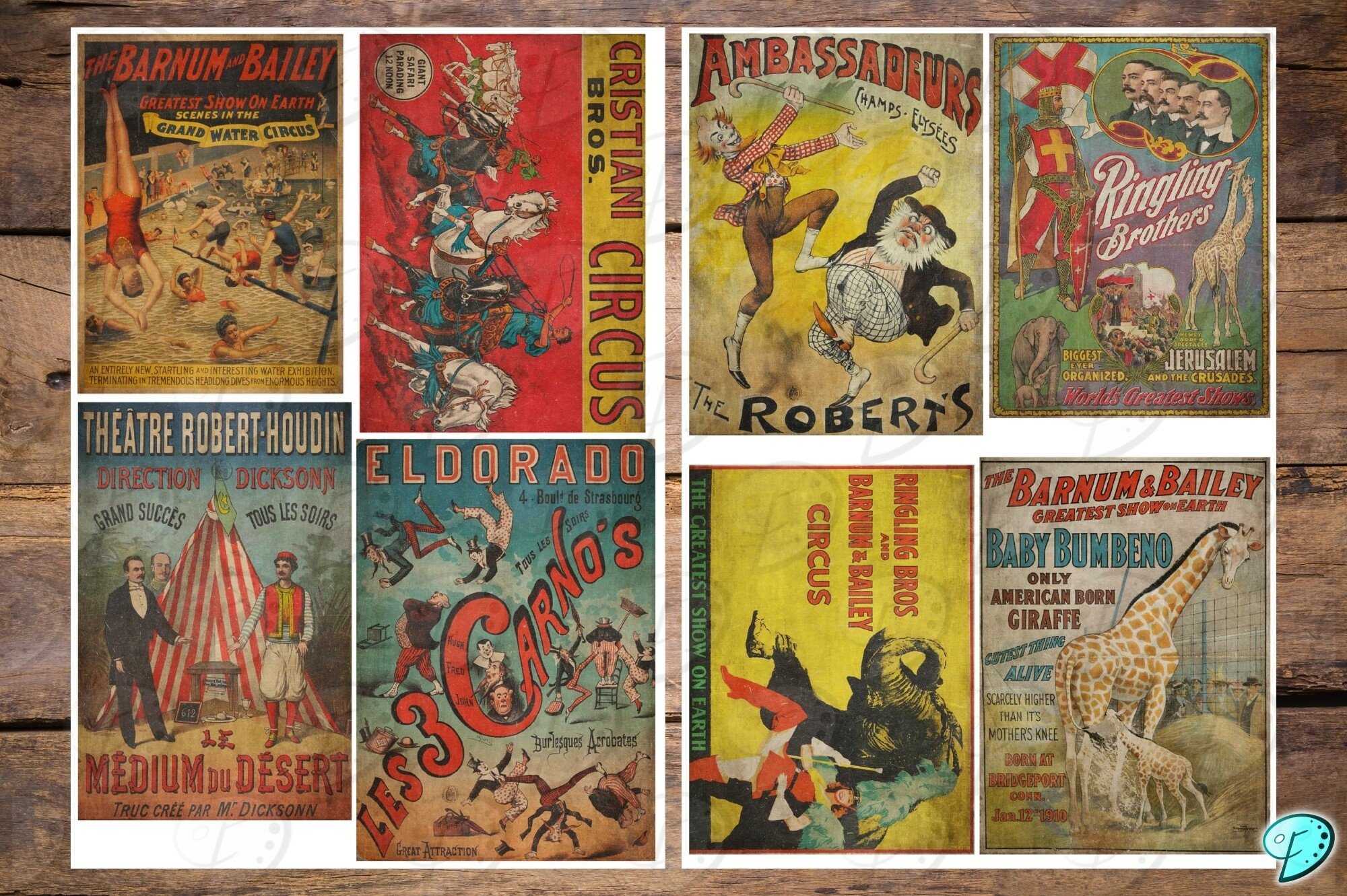 Victorian Circus Posters