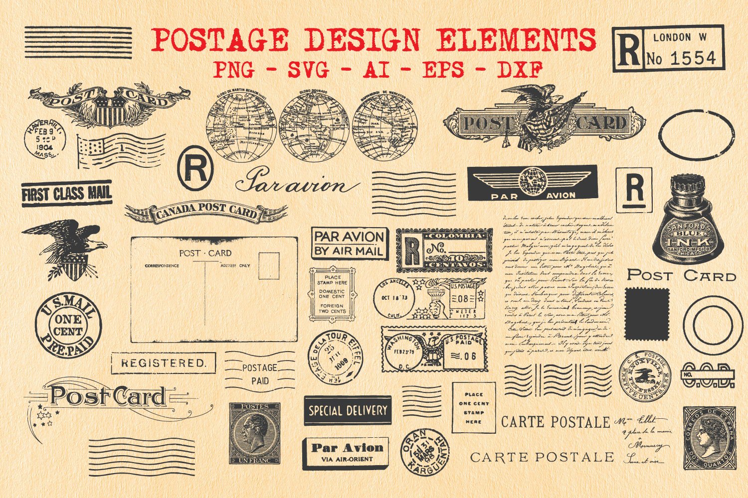 Vintage Postage Stamp Design Elements New Puzzle Alert! 🔔 A