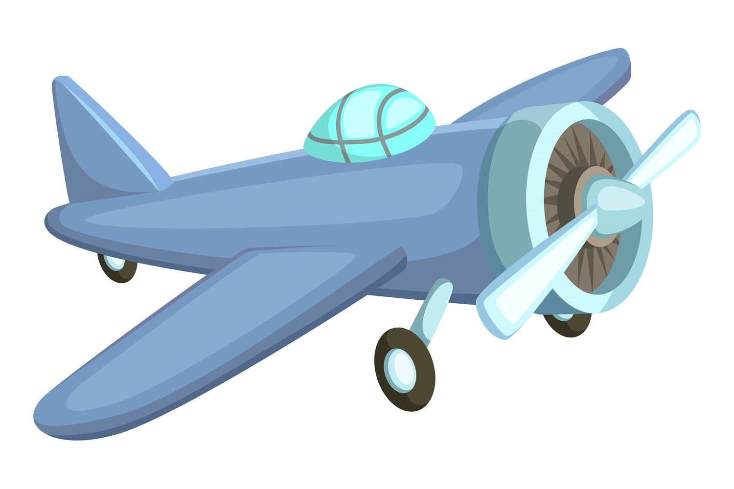 Airplane Cartoon Transparent