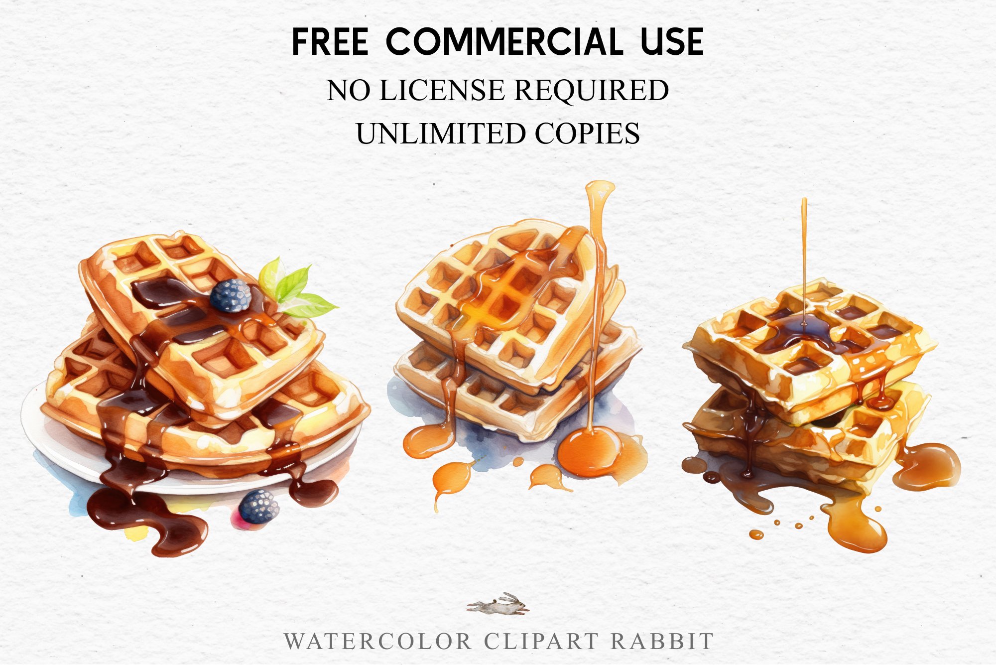 Waffle Breakfast Clipart