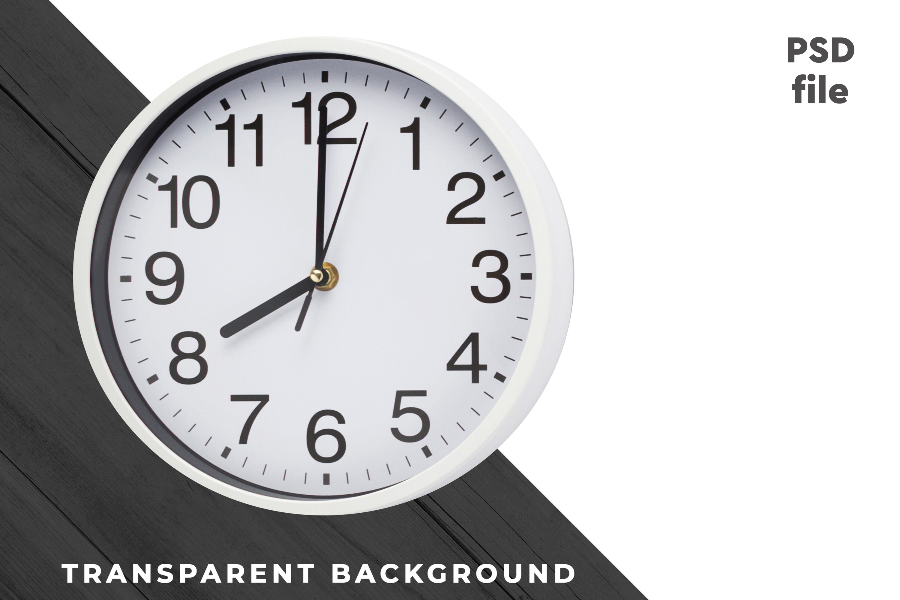 Wall Clock PSD #01 (1367950) | Elements | Design Bundles