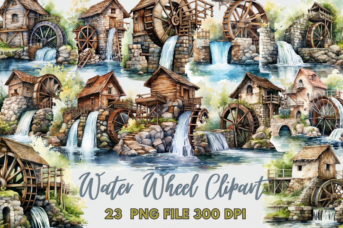 Wood Mill Clip Art