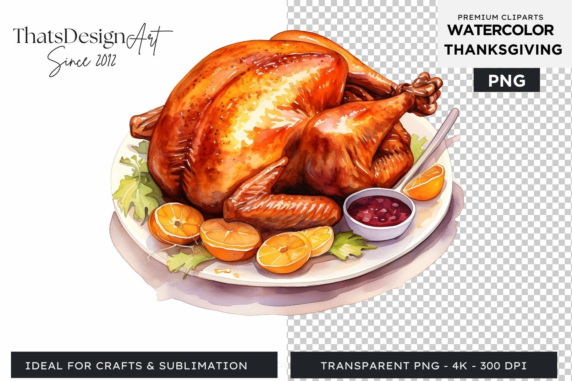 Roasted Turkey Clipart