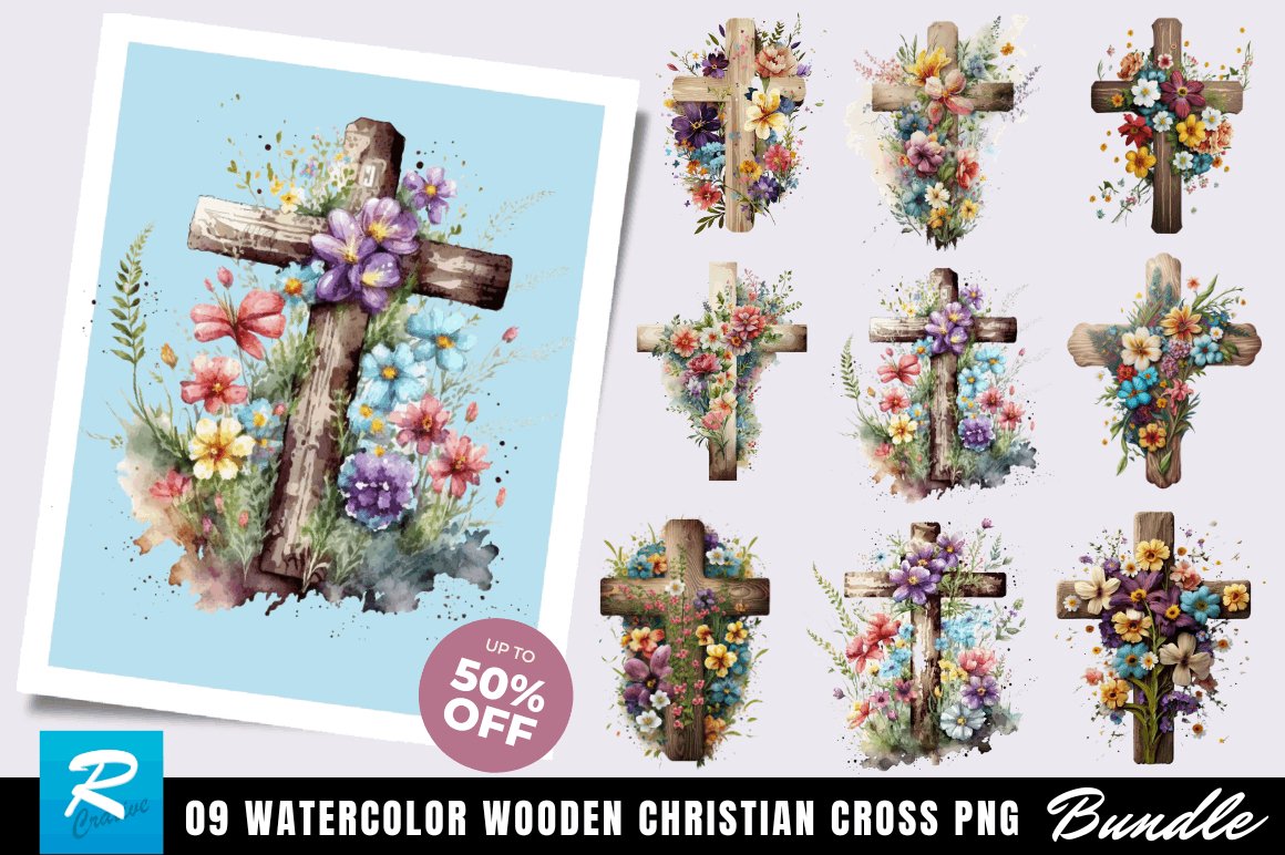 Christian Wooden Cross Clipart