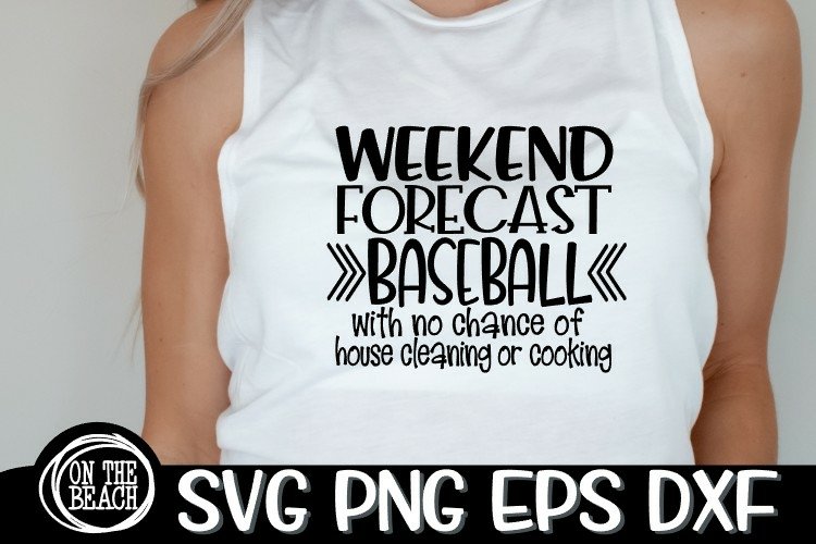 Weekend Forecast - Baseball - SVG PNG DXF EPS (1456763) | SVGs | Design ...