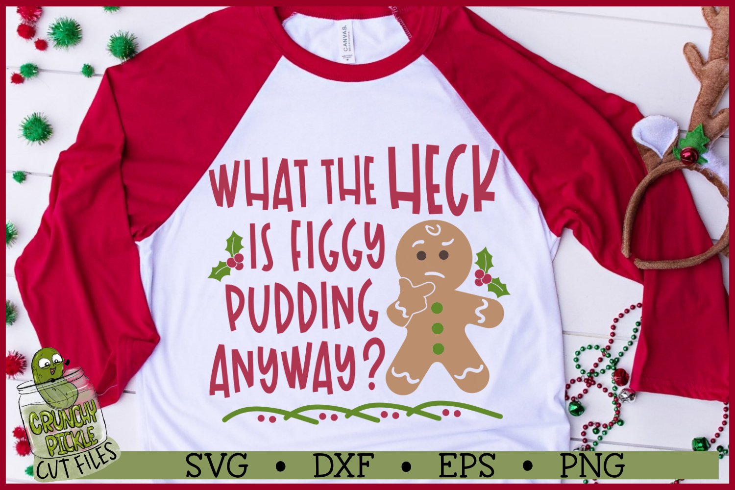 Figgy Pudding Christmas SVG File