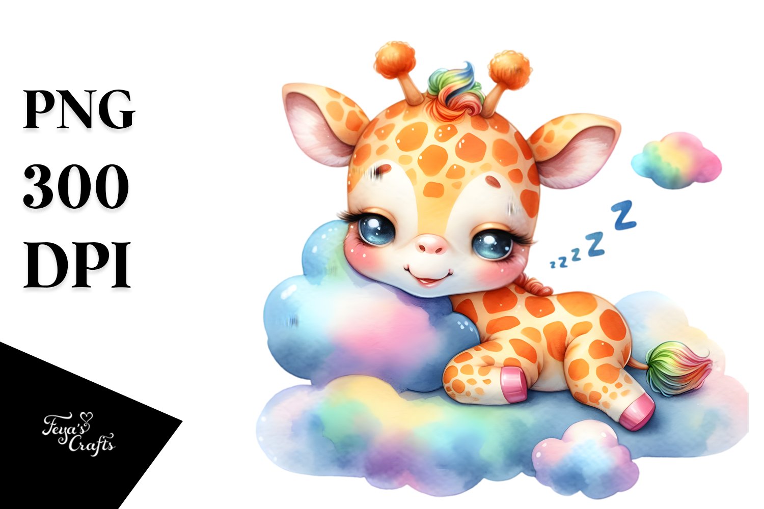 Smiling Baby Giraffe