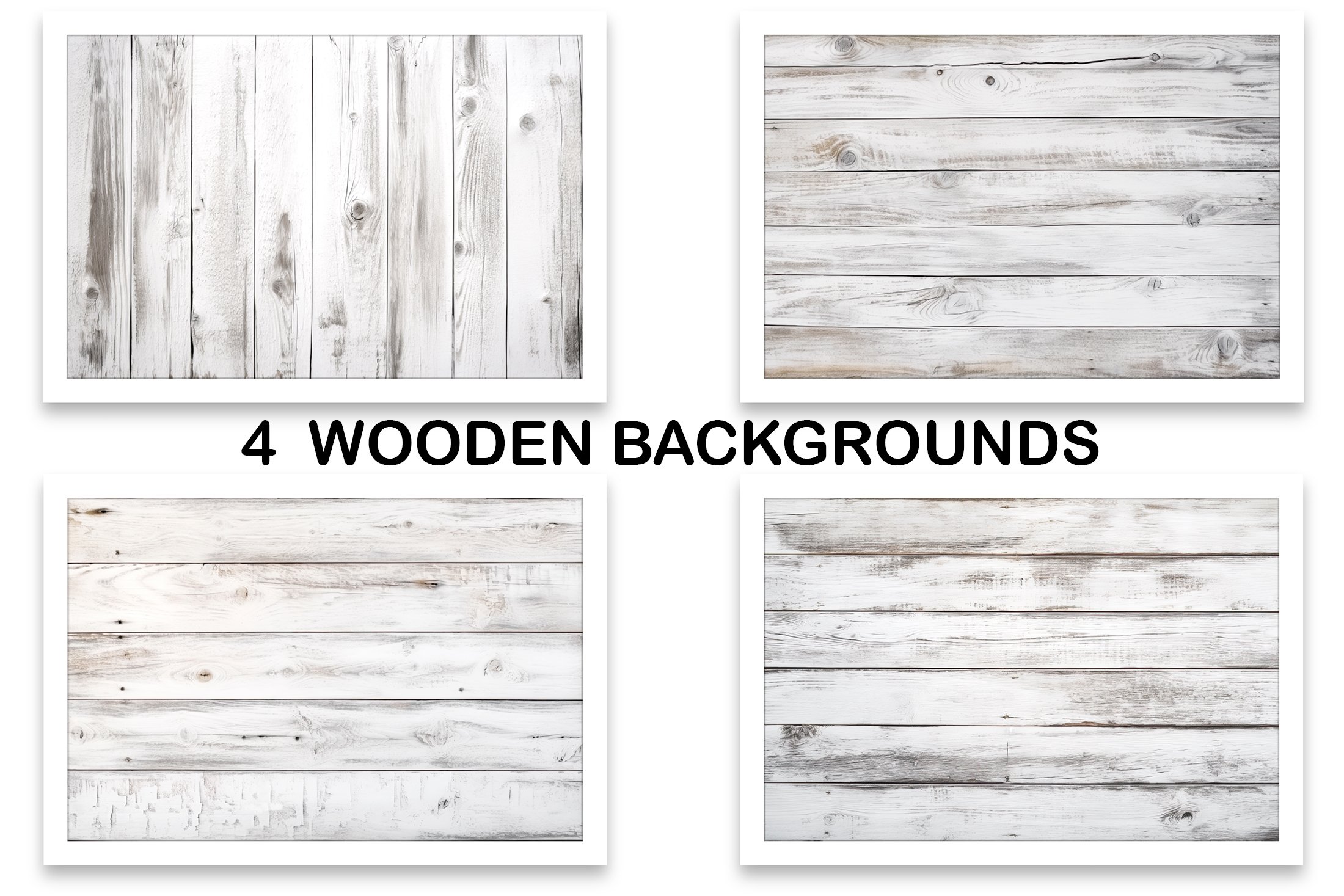White Barn Wood Background
