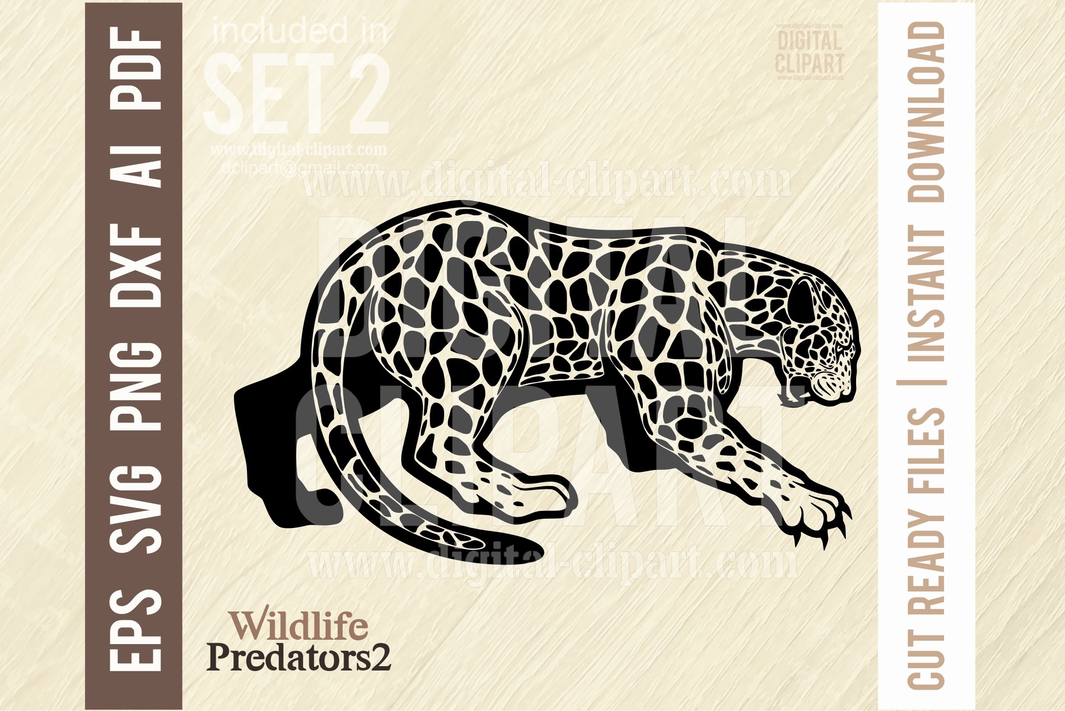 Craft Supplies & Tools Visual Arts Jaguar Cut Files Jaguar Svg Dxf ...