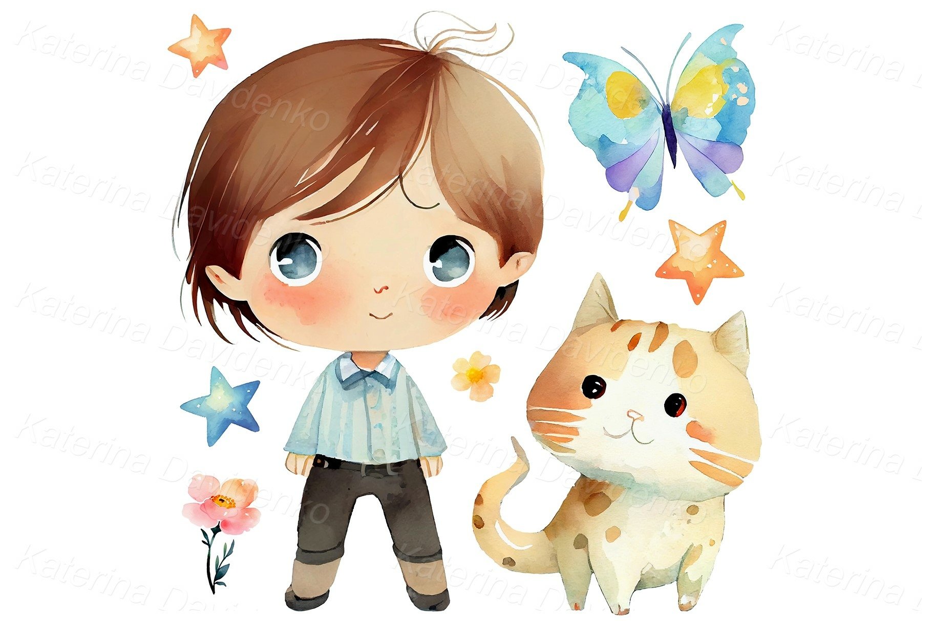 Cute Little Boy Anime