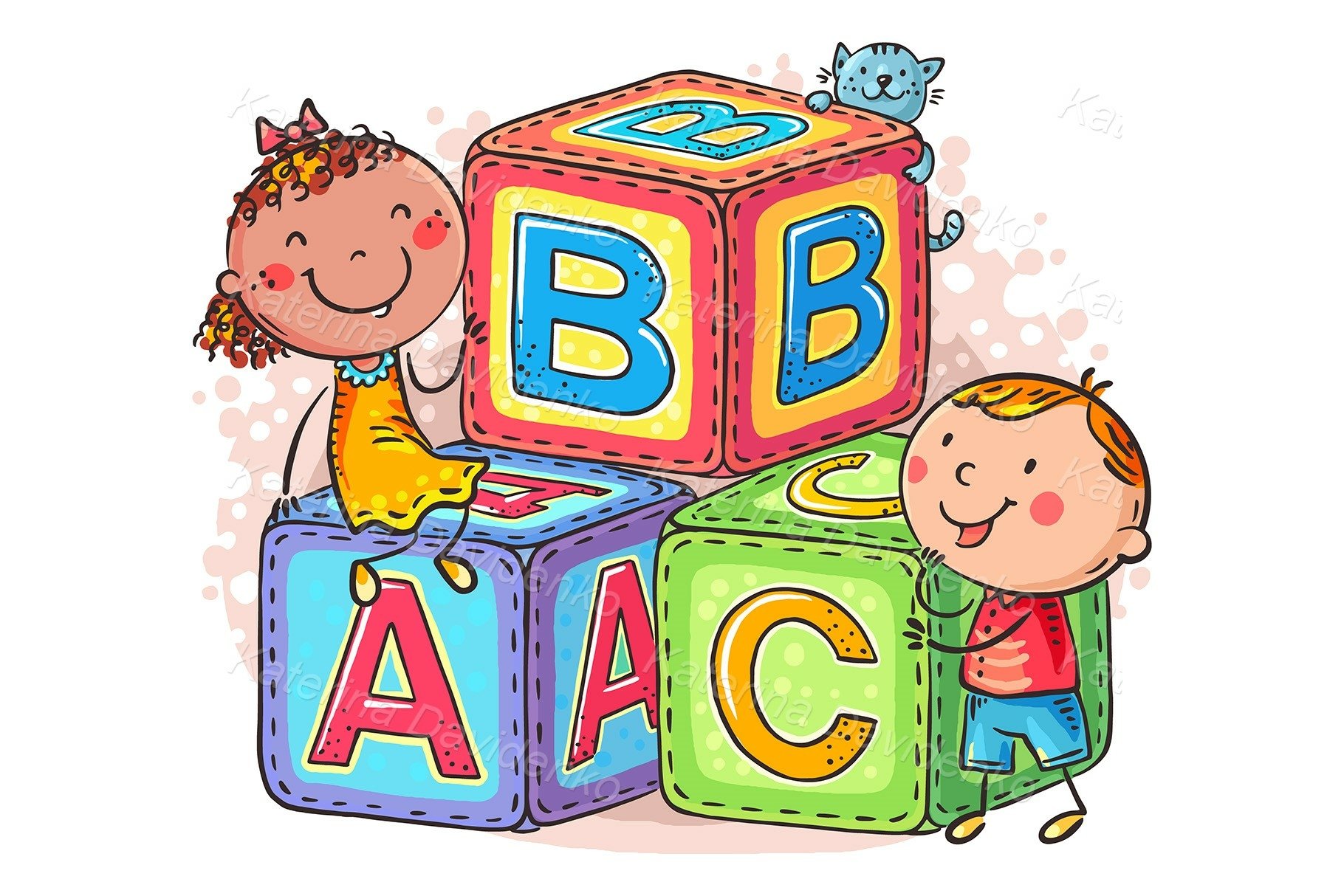 Alphabet Blocks Clip Art