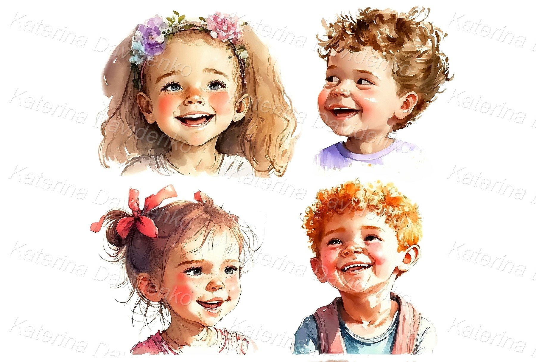 Smiling Faces Of Children