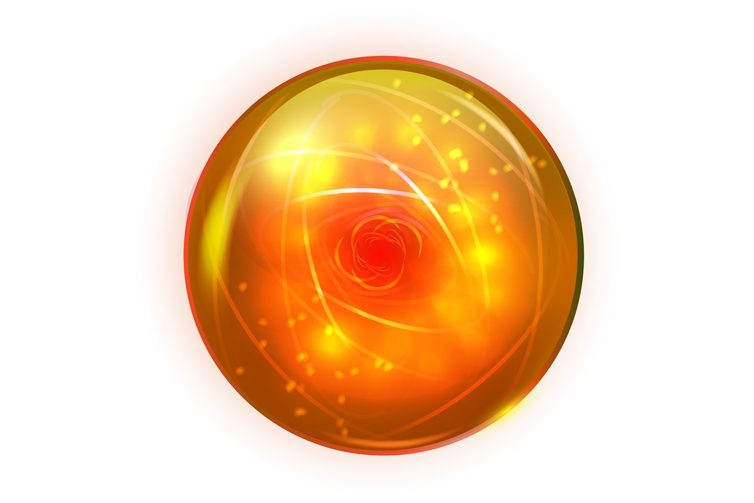 Magical Glowing Ball And Yellow