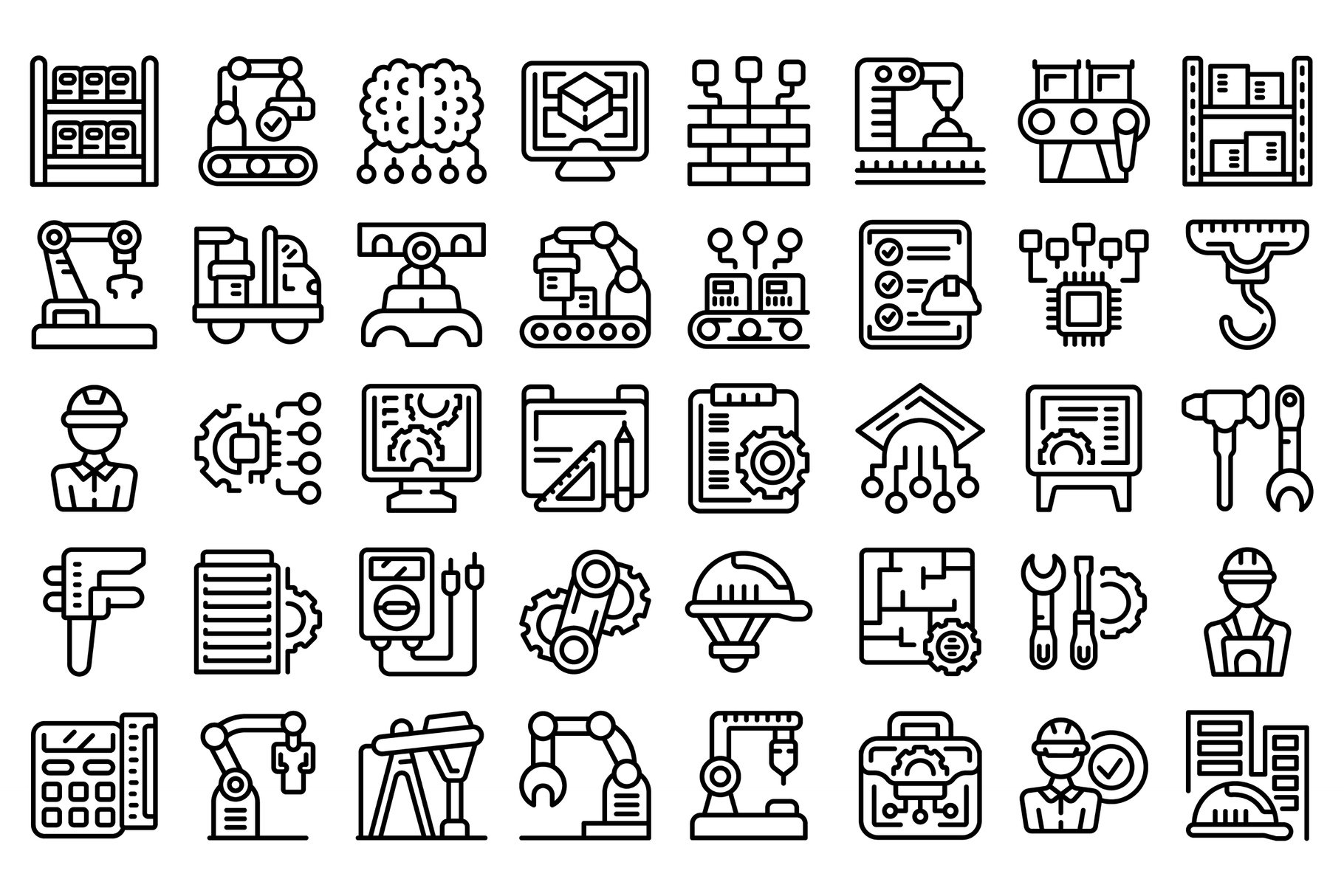 Machine Factory Icon