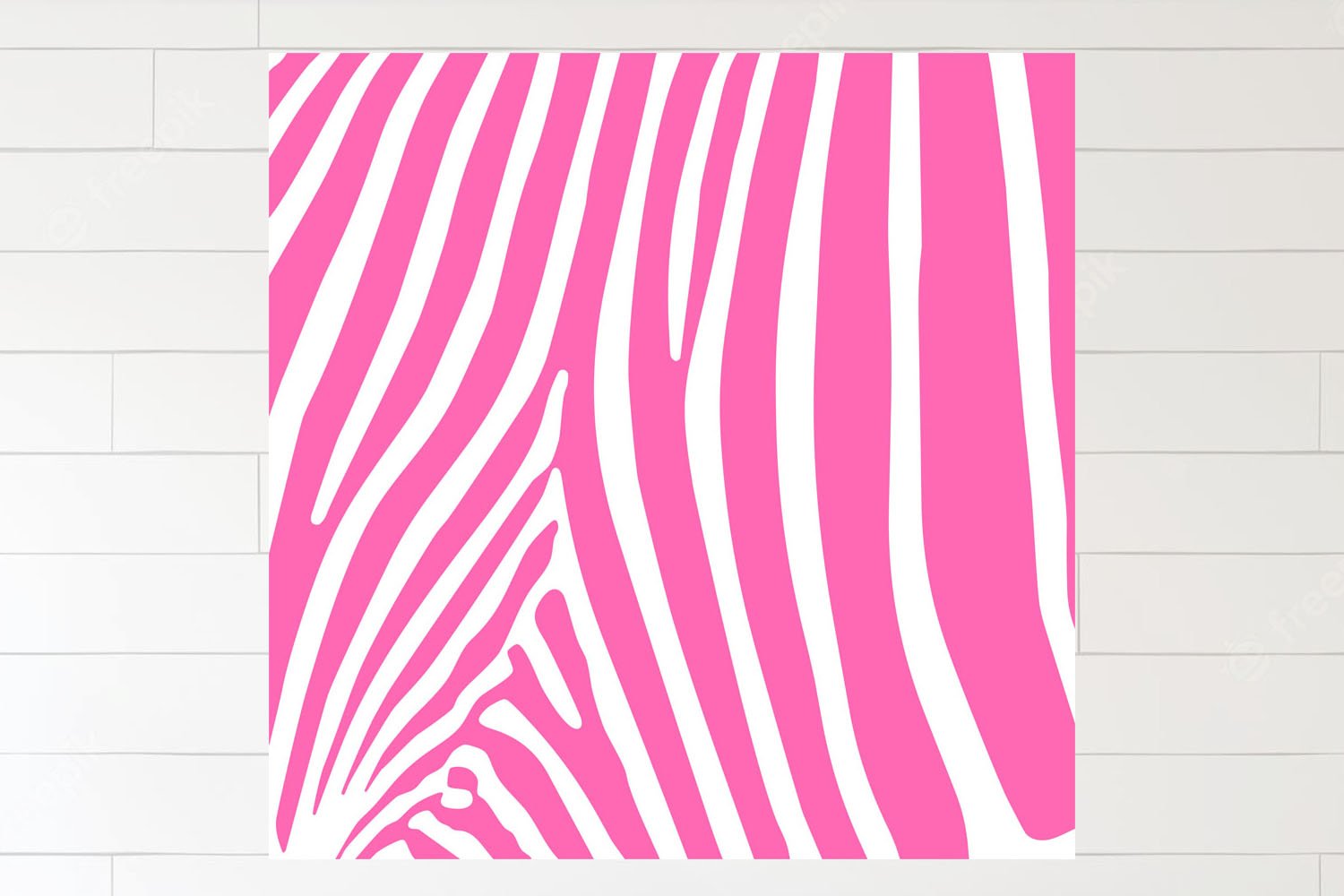 Hot Pink Zebra Stripes Backgrounds