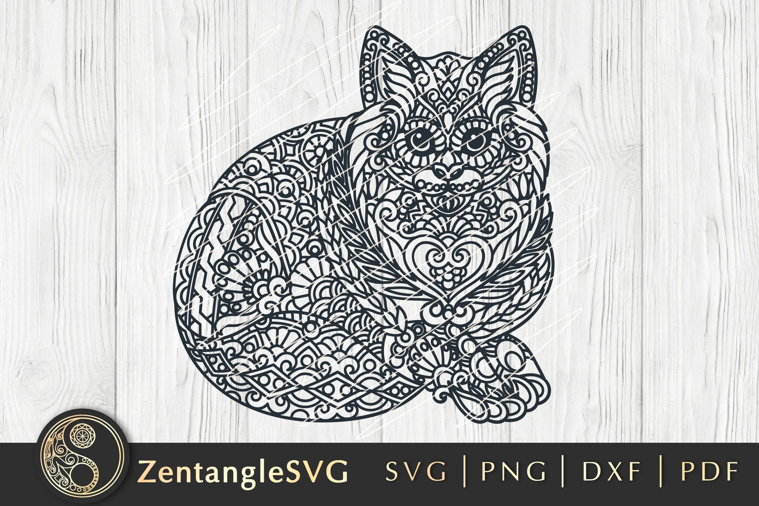 Cat SVG, Mandala Cat SVG, Cat Mandala SVG, Cutting Template (1767208 ...