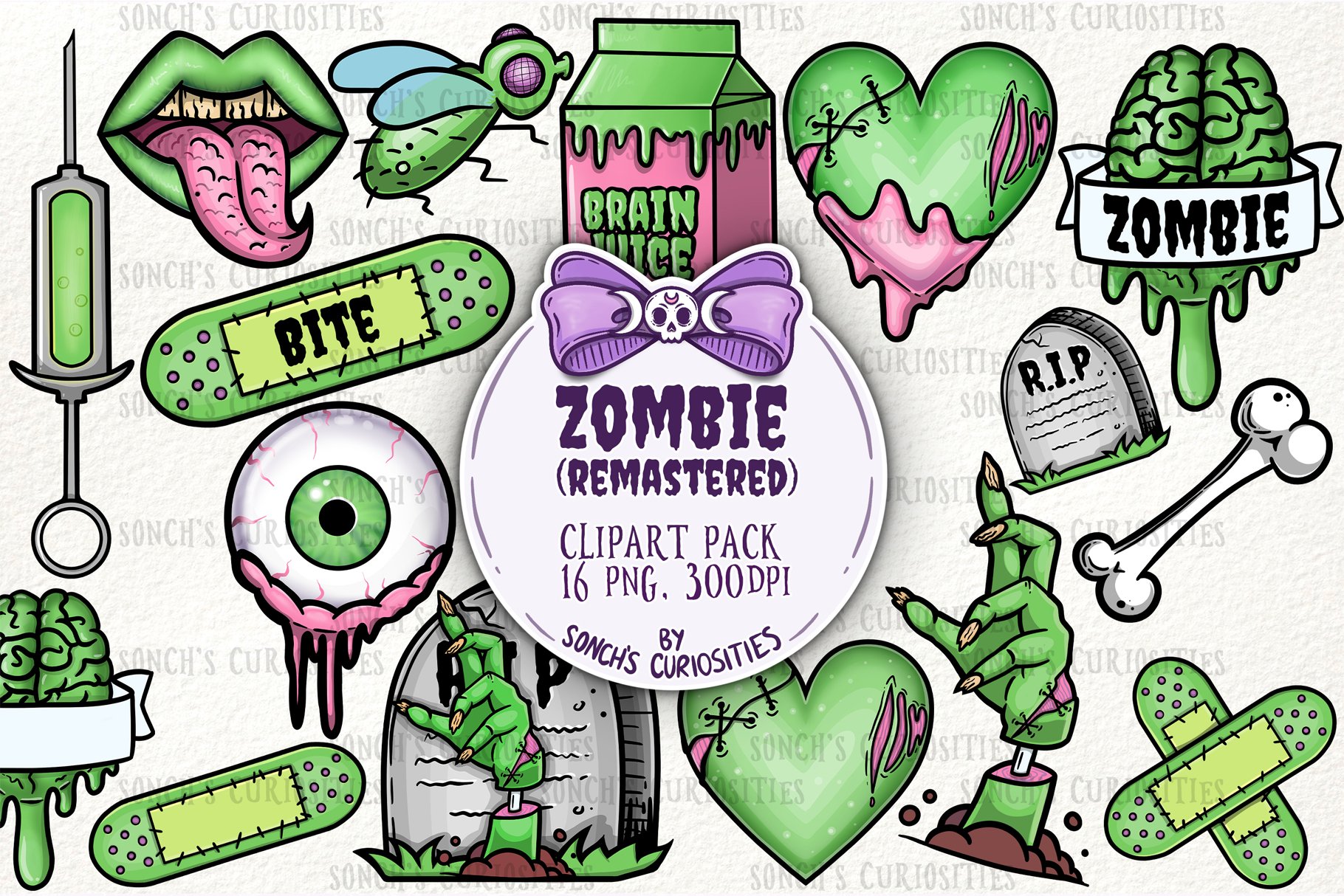 Girly Zombie Tattoo Designs