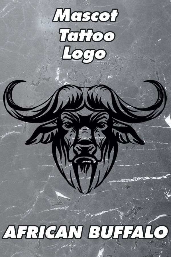 Mascot and Logo African Buffalo Illustration (1566601)