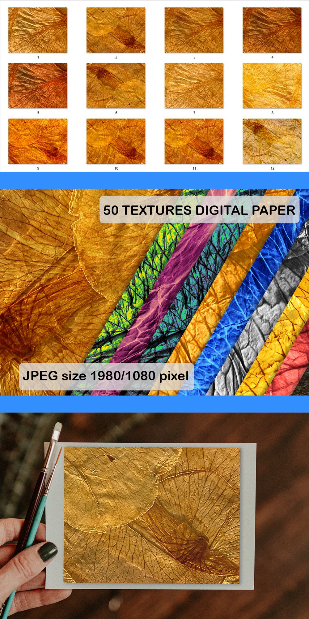 50 TEXTURES DIGITAL PAPER