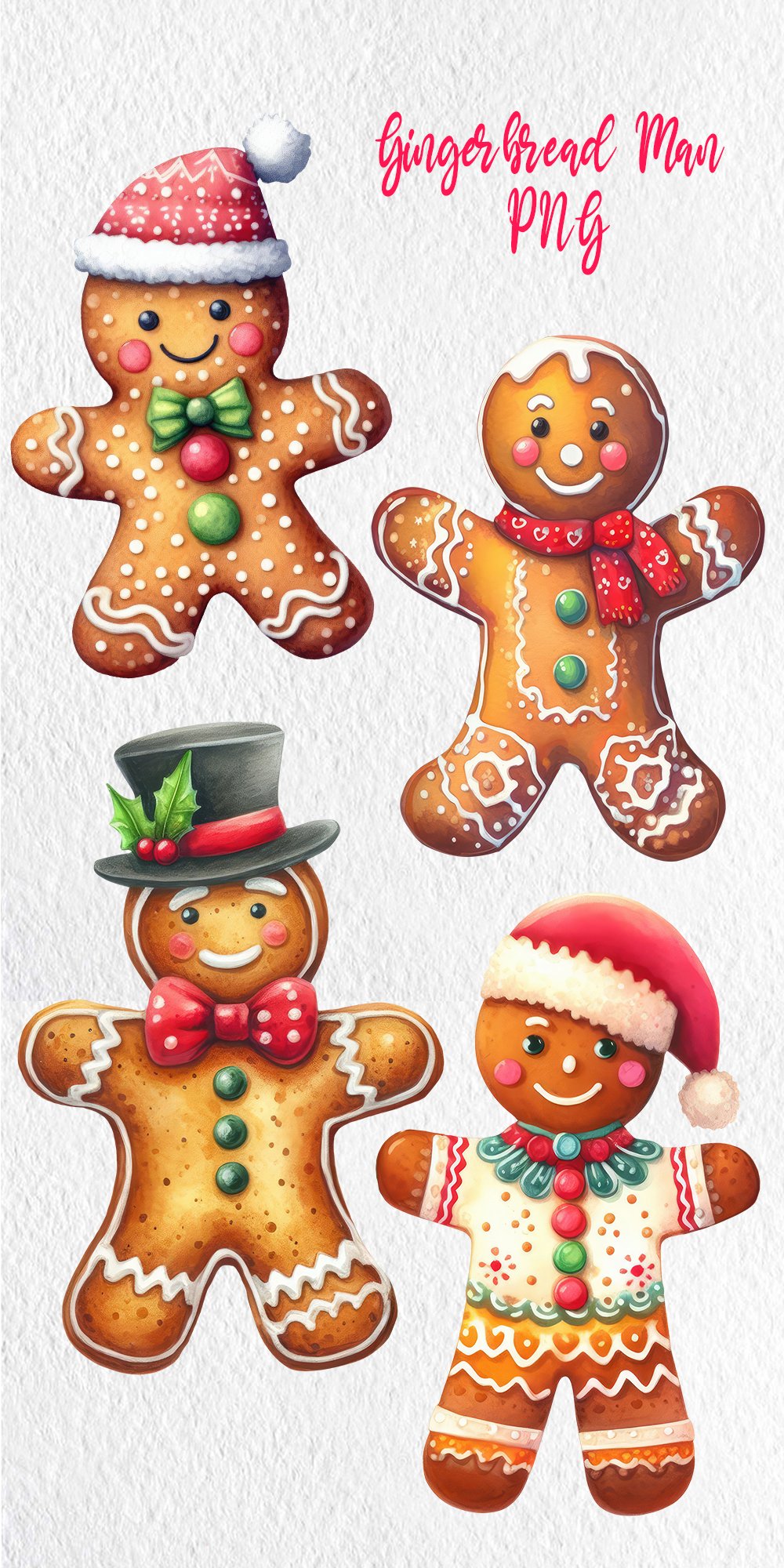 Gingerbread Man Clipart (2943971)