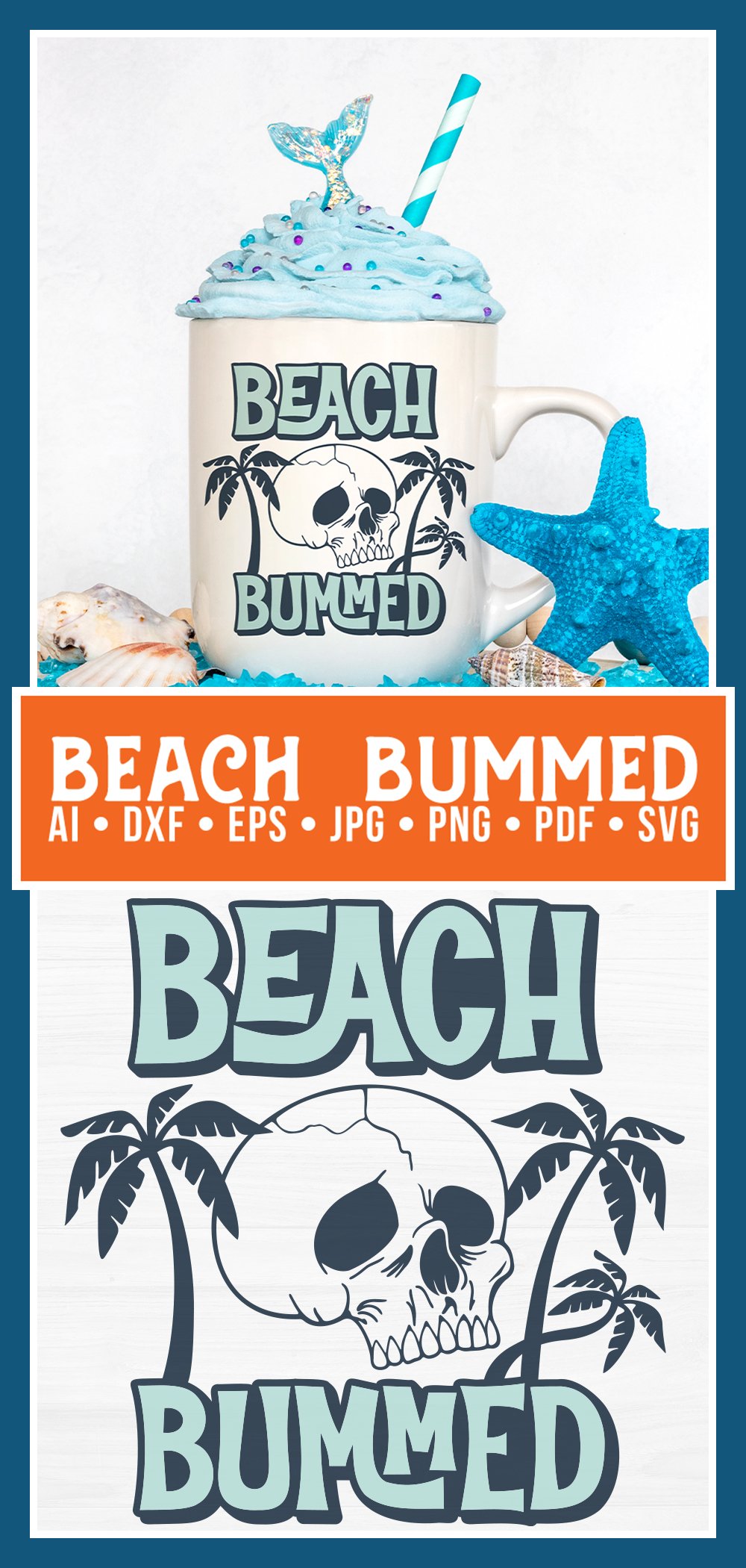 Beach Bummed SVG