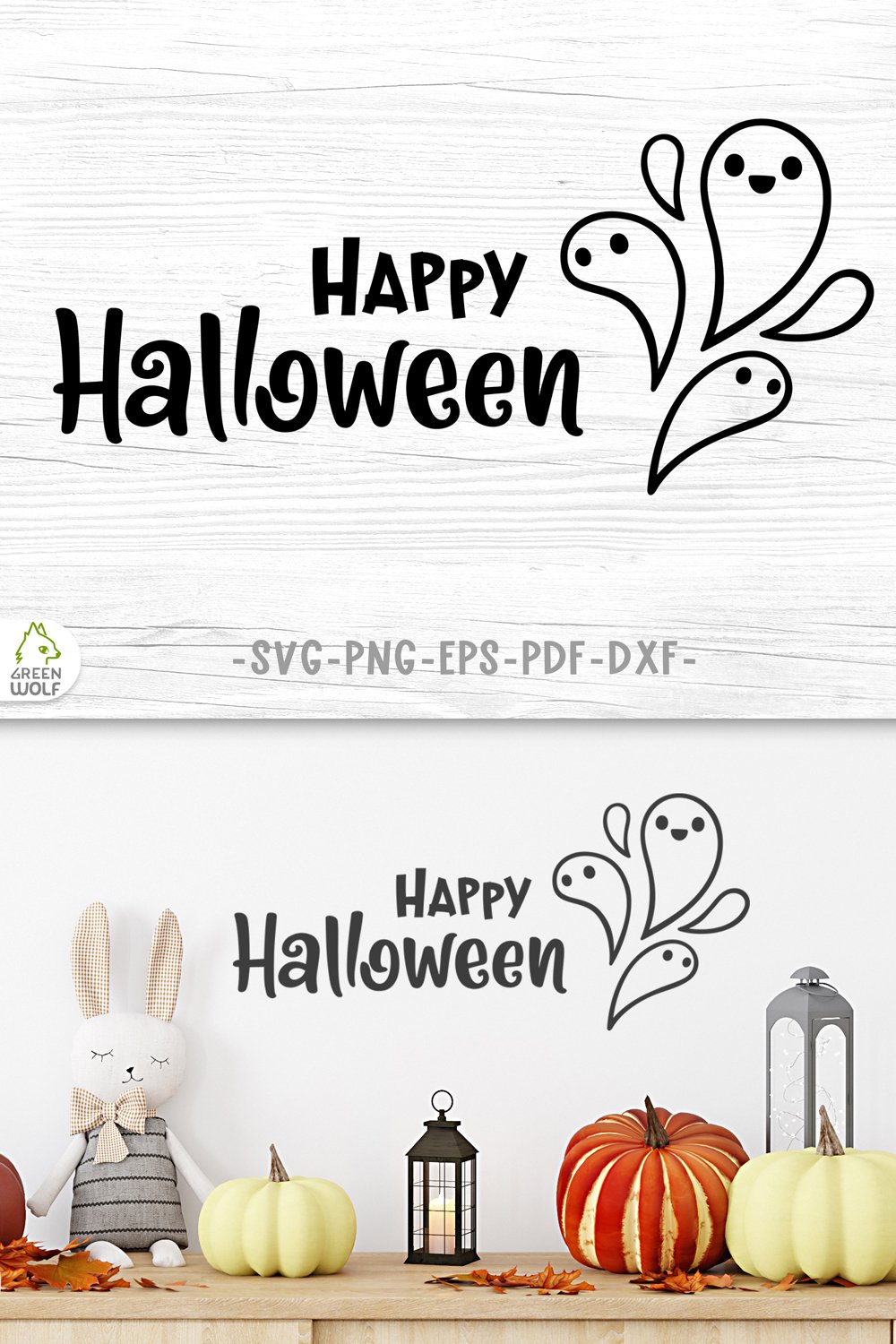 Halloween decal svg Happy halloween sign svg Halloween svg