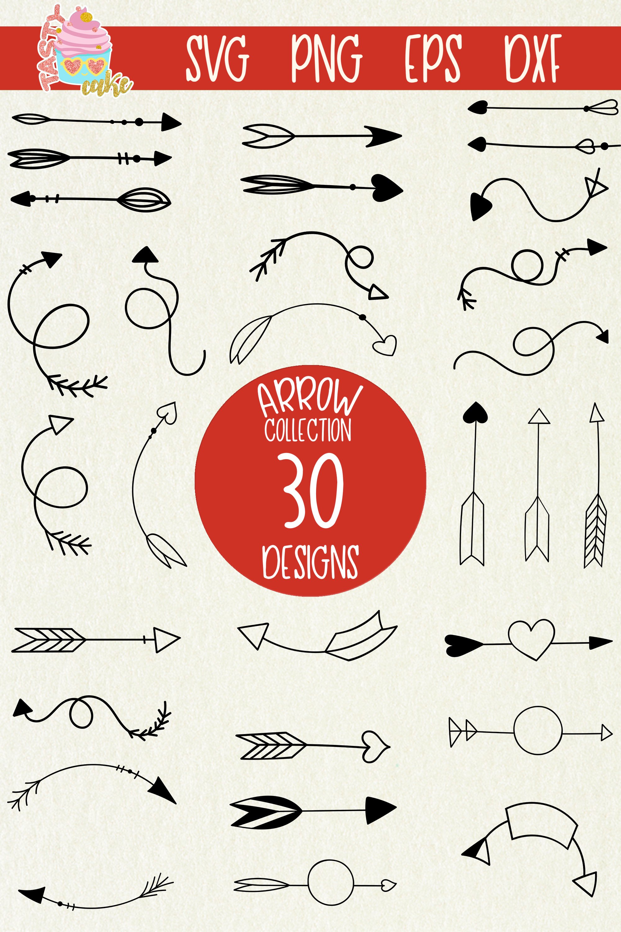 Arrow Bundle of 30 Designs - Arrow Bundle