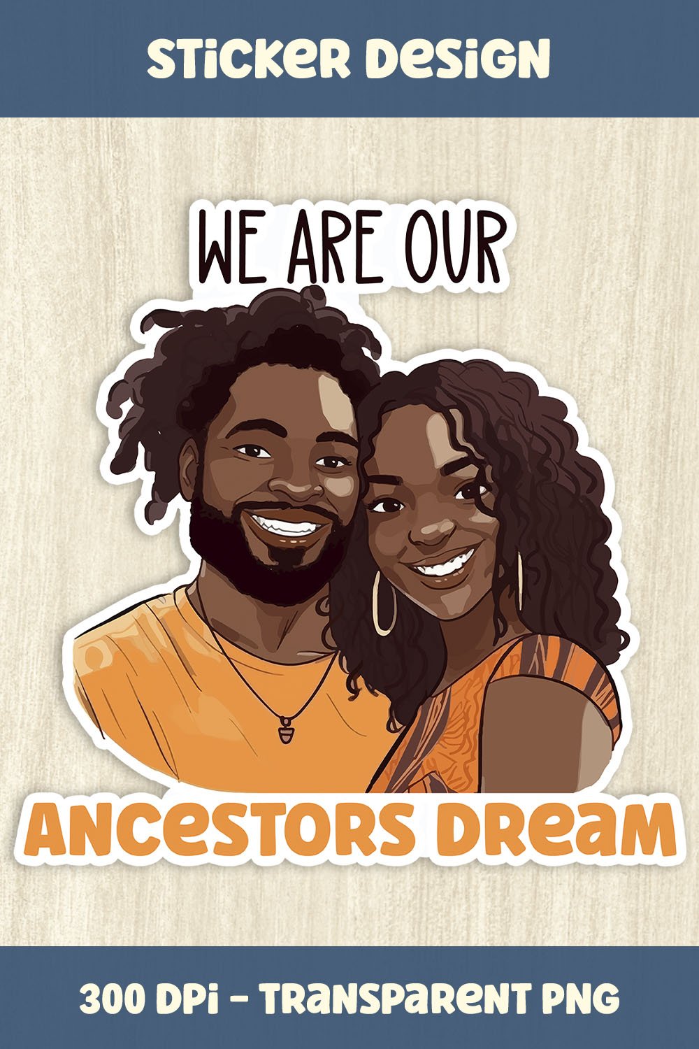Juneteenth sticker design, transparent PNG