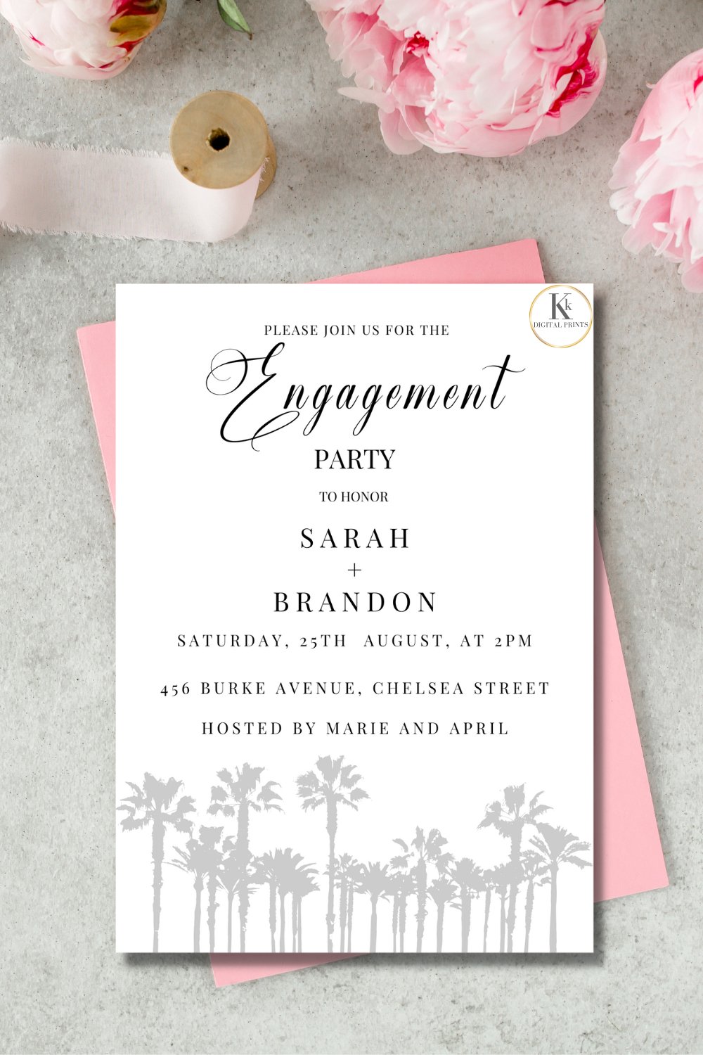 Engagement Party Invitation Template (2487195)