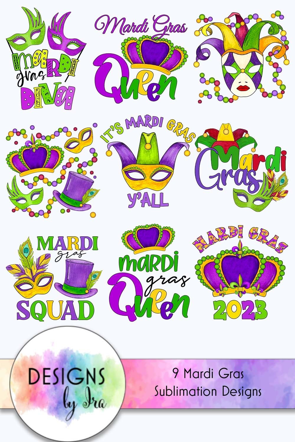 Mardi Gras Sublimation Bundle