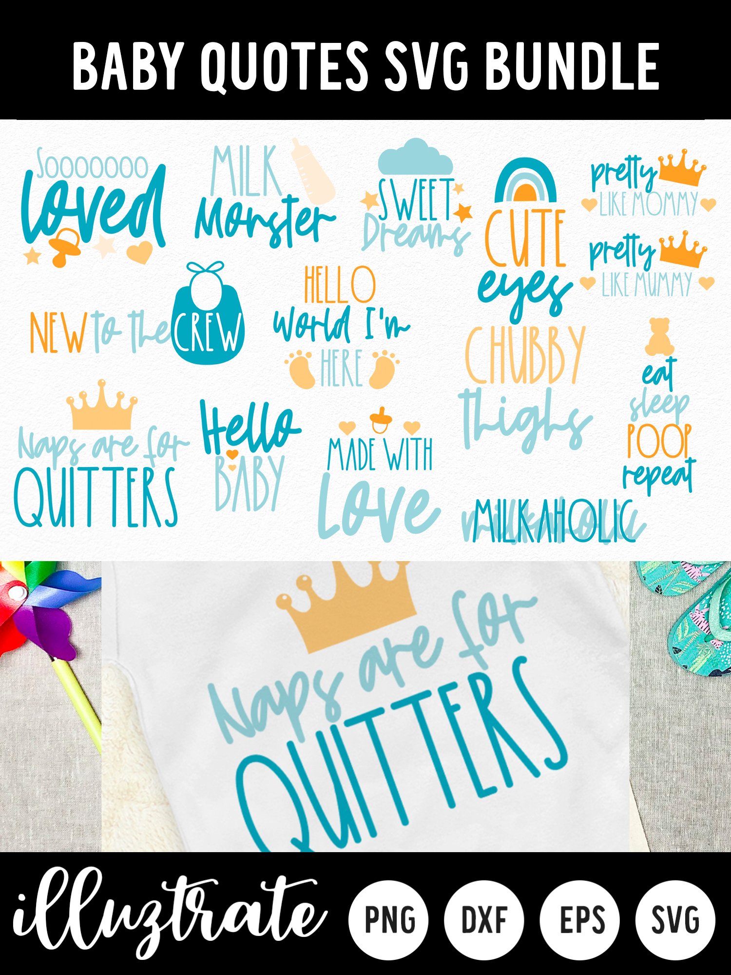 Baby Quotes SVG Bundle