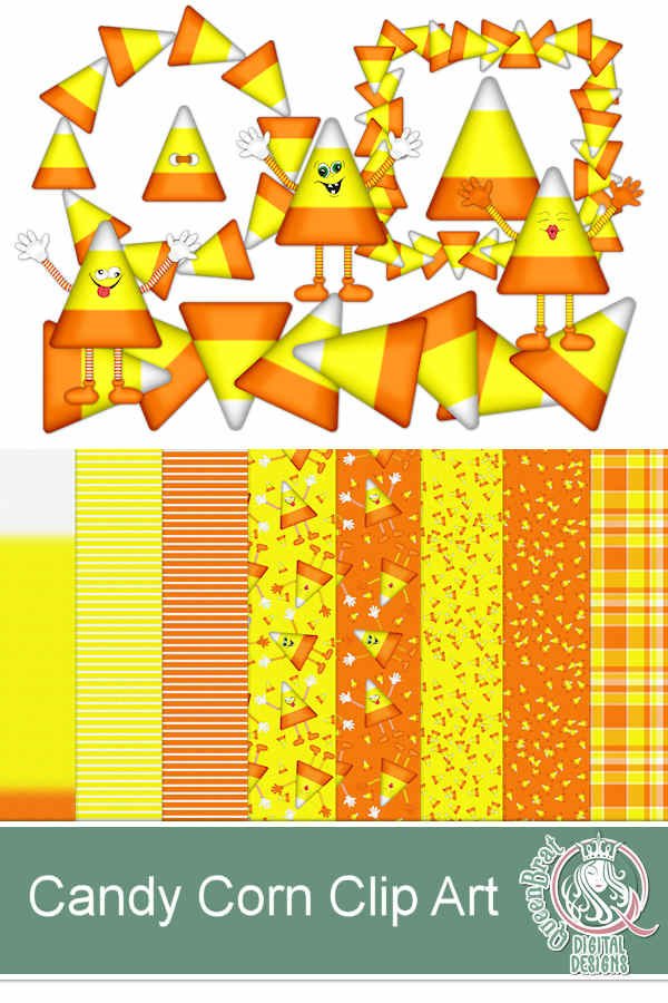 Candy Corn Clip Art pack